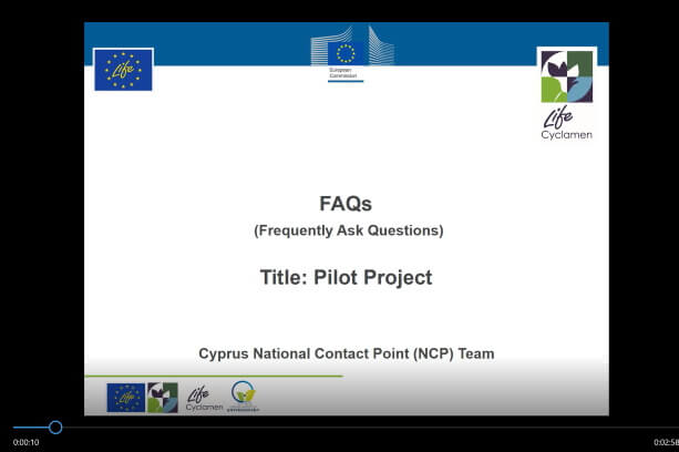 What are Pilot LIFE projects? - Lifecyclamen